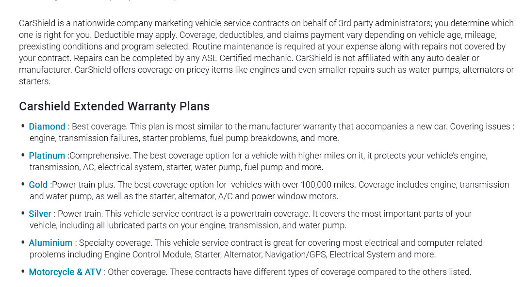Vehicle Warranty Rates - 2025, Dec 🚗